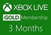 Microsoft Xbox LIVE 3 Months Gold Subscription Card - Karta Pre-paid ...