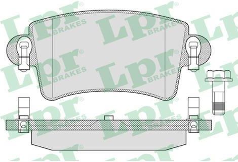 Klocki hamulcowe Zestaw klocków hamulcowych LPR 05P791 - Opinie i ceny ...