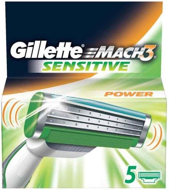 Gillette Mach3 Sensitive Power wymienne ostrza 5szt - Opinie i ceny na ...