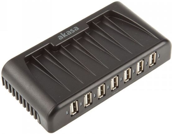 AKASA CONNECT 7 - HUB USB AKTYWNY (AK-HB-09BK) - opinie i ceny na Ceneo.pl
