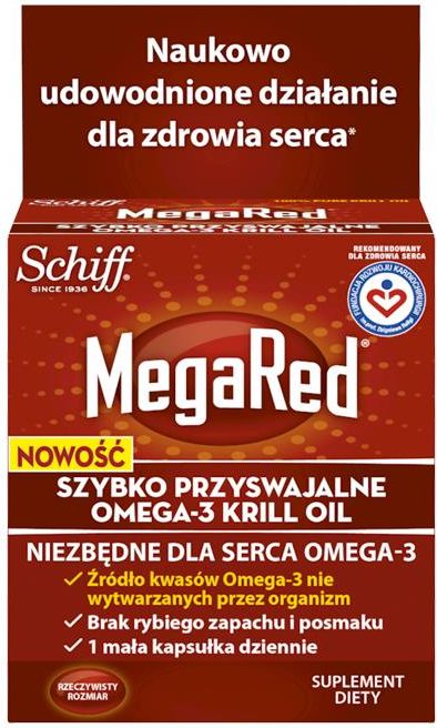 Megared Omega 3 Krill Oil 60 kapsułek - Opinie i ceny na Ceneo.pl