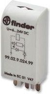 Gniazdo elektryczne Finder Moduł Led 6…24V Ac/Dc (99-02-0-024-59 ...
