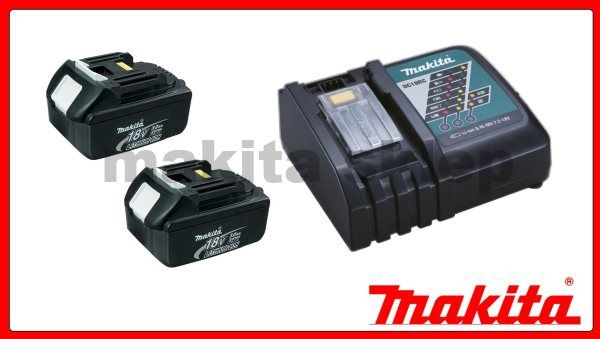 Makita DC18RC + 2 x BL1830, Zestaw Ładowarka + 2 szt akumulatorów LI-ION 18V/3.0Ah - Opinie i ...