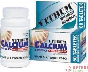 Vitrum Calcium + Vit.D3 60 tabl. - Opinie i ceny na Ceneo.pl