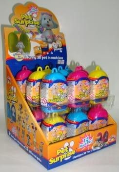 Sweet N Fun zestaw Pet Surprise. Cukierki Pudrowe z zabawką. zwierzątka ...