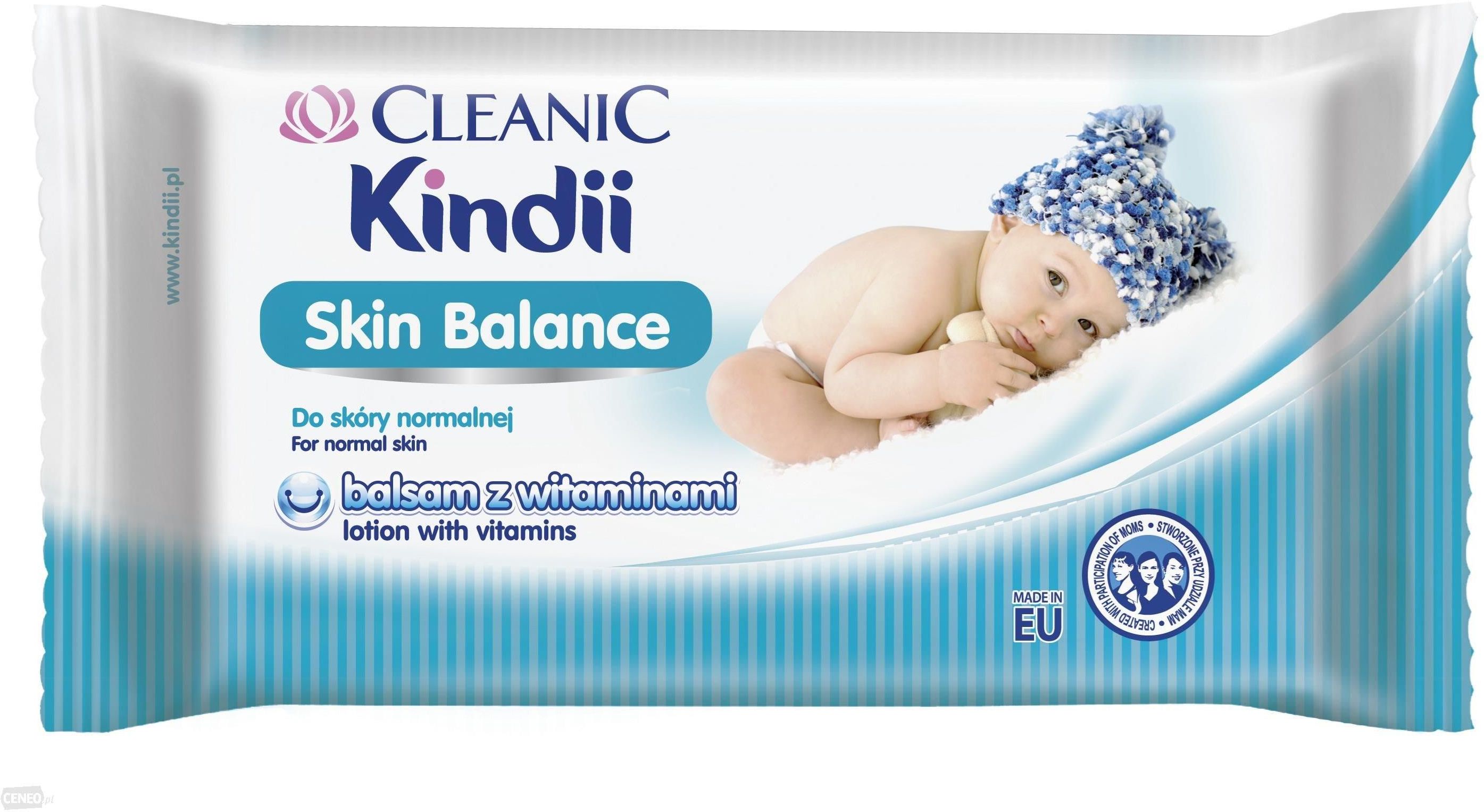 Cleanic Kindii Skin Balance Chusteczki Dla Niemowląt 72 Szt - Ceny i ...