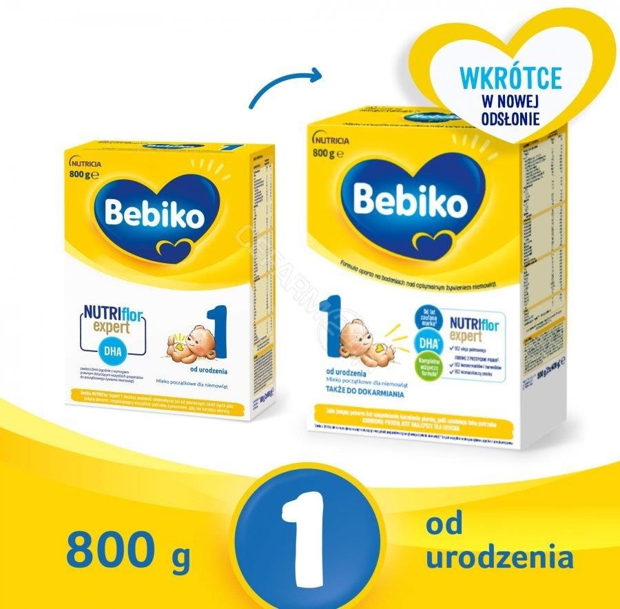 Bebiko 1 Mleko początkowe od urodzenia 800g - Ceny i opinie - Ceneo.pl