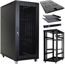 LINKBASIC RACK CABINET 27U 1000MM BLACK (NCB27-610-IFA-C) - Opinie i ...