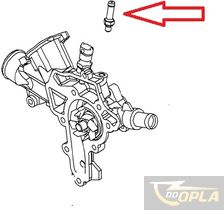 Króciec pompy wody opel 55564351 - Opinie i ceny na Ceneo.pl