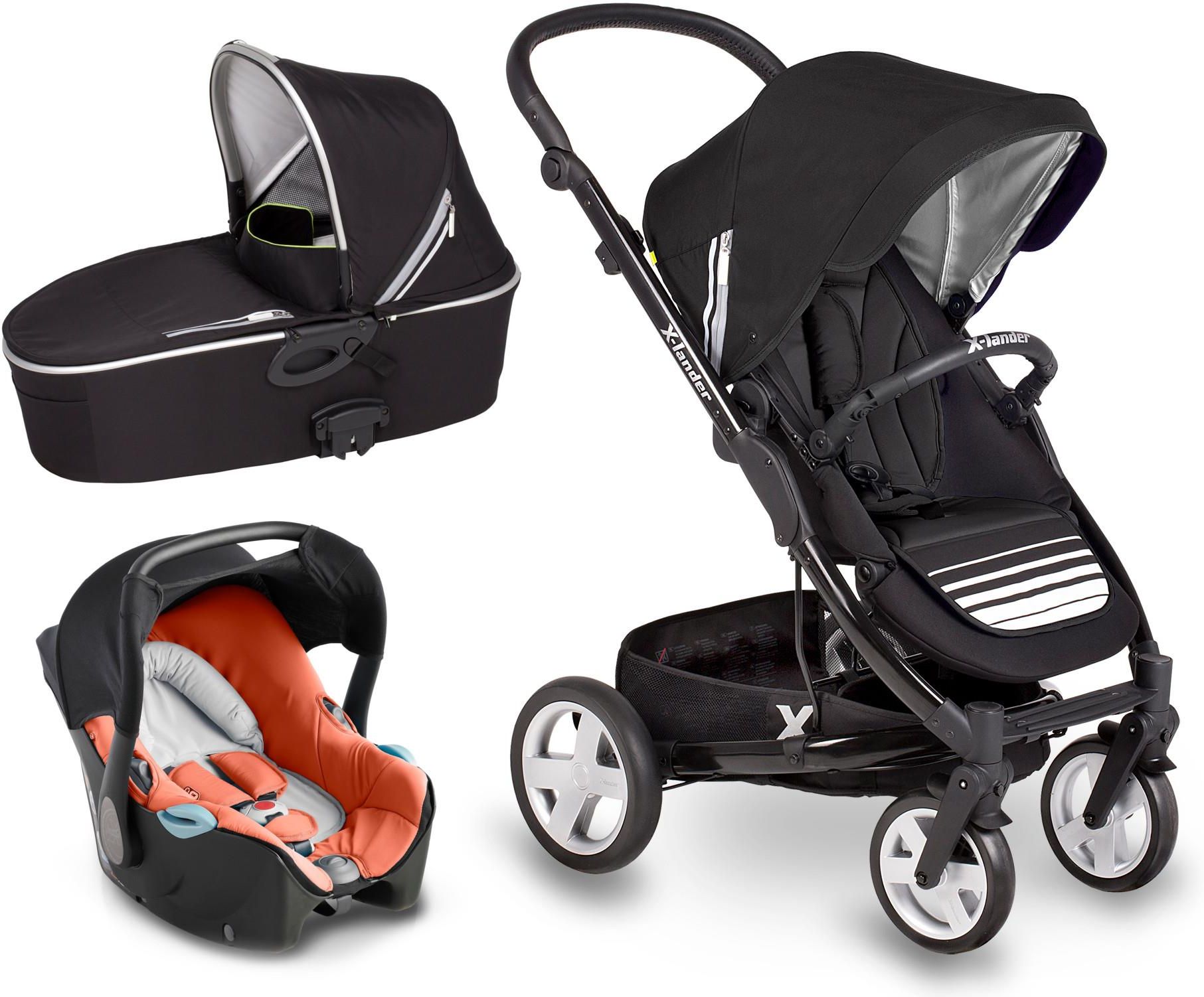 Wózek X-Lander X-Cite Deep Blue Głęboko Spacerowy + Fotelik X-Car ...