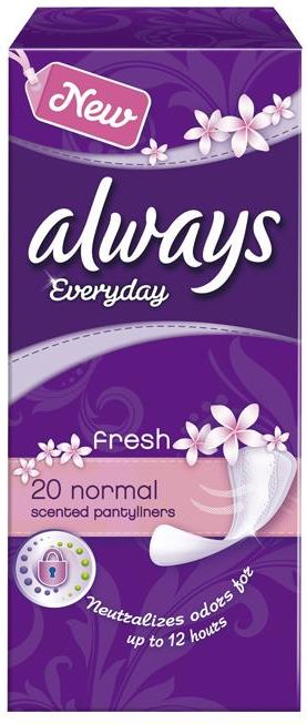 Always Everyday Fresh Normal wkładki higieniczne 20 szt. - Opinie i ...