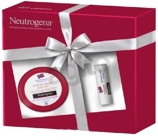 Neutrogena Red Line zestaw Balsam do ciała 200 ml + Pomadka do ust 4,8 ...