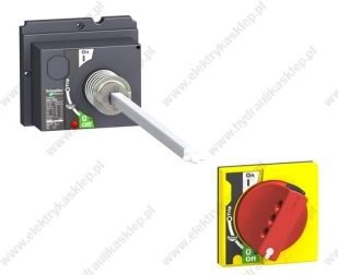 Schneider Napęd Obrotowy Przedłużony Czerwone Pokrętło (LV429340 ...