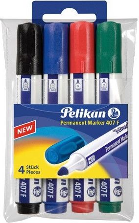 Pelikan Marker Permanentny 407 - 4 Sztuki - Mix Kolorów (957761) - Ceny ...