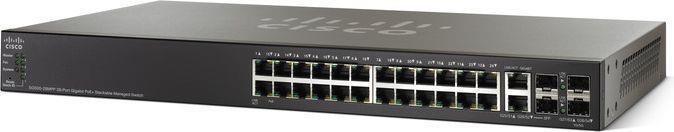 Cisco Systems Cisco Sg500-28Mpp 28-Port Gigabit Max Poe+ Stackable ...