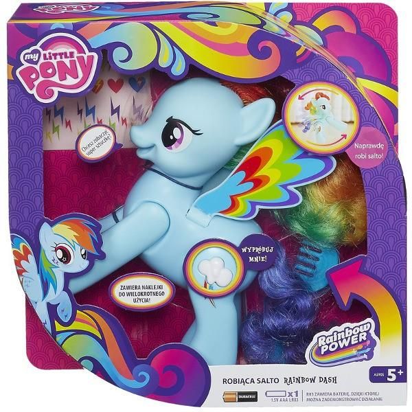 Hasbro My Little Pony Skacząca Rainbow Dash (mówi po polsku) (A5905 ...