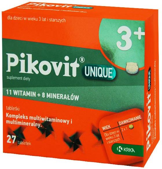 Tabletki Pikovit Unique 27 szt. - Opinie i ceny na Ceneo.pl