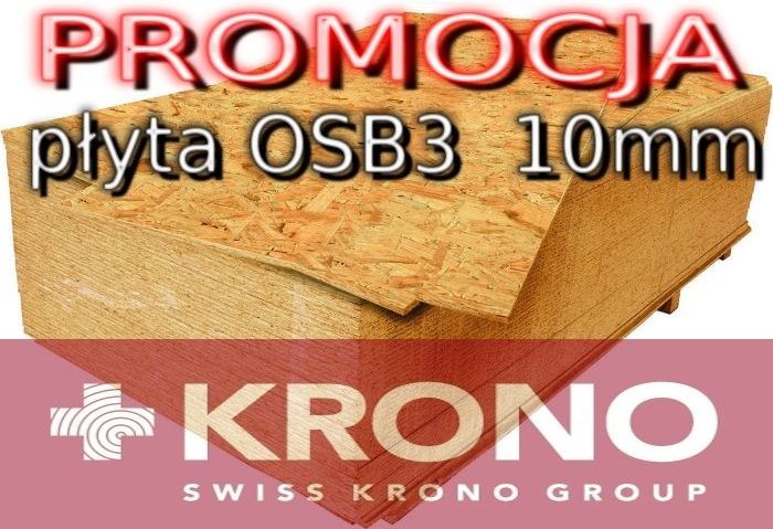Materiały konstrukcyjne Swiss Krono Płyta Osb 3 10mm 2500X1250mm - Opinie i ceny na Ceneo.pl