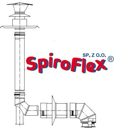 System kominkowy Immergas Spiroflex Zestaw Inox 60/100 W Szacht Kominowy Do Kotłów ...