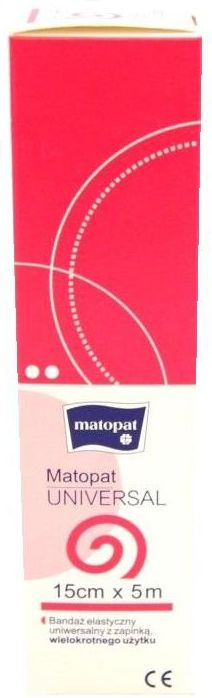 Tzmo Bandaż MATOPAT UNIVERSAL jałowy- 5m x 15cm 1szt. - Opinie i ceny ...