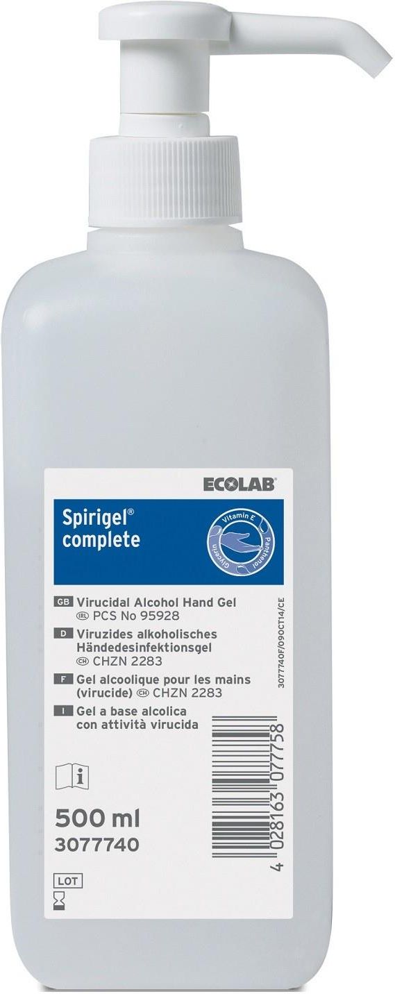 Tzmo Ecolab Spirigel Complete Alkoholowy Żel Do Dezynfekcji Rąk Z ...