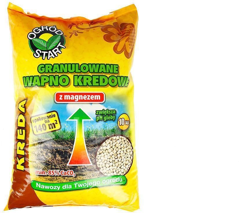 Nawóz Ogród Start Wapno Kredowe Ogrodowe Granulowane 10Kg - Ceny i opinie - Ceneo.pl