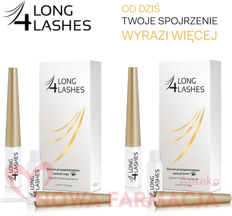 ZESTAW LONG 4 LASHES serum przyspieszające wzrost brwi i rzęs 2 x 3 ml - opinie i ceny na Ceneo.pl