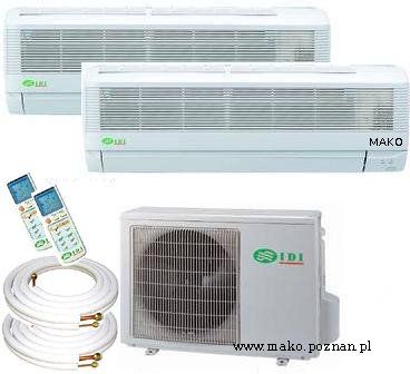 Klimatyzator Split Idi Multi Split 2x3,8 2x3,5Kw - ceny, opinie, sklepy - Ceneo.pl