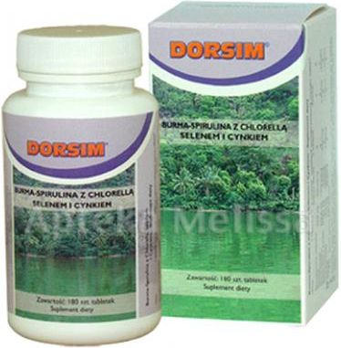 Dorsim Burma Spirulina Z Chlorellą, Cynkiem I Selenem 180 Kaps ...
