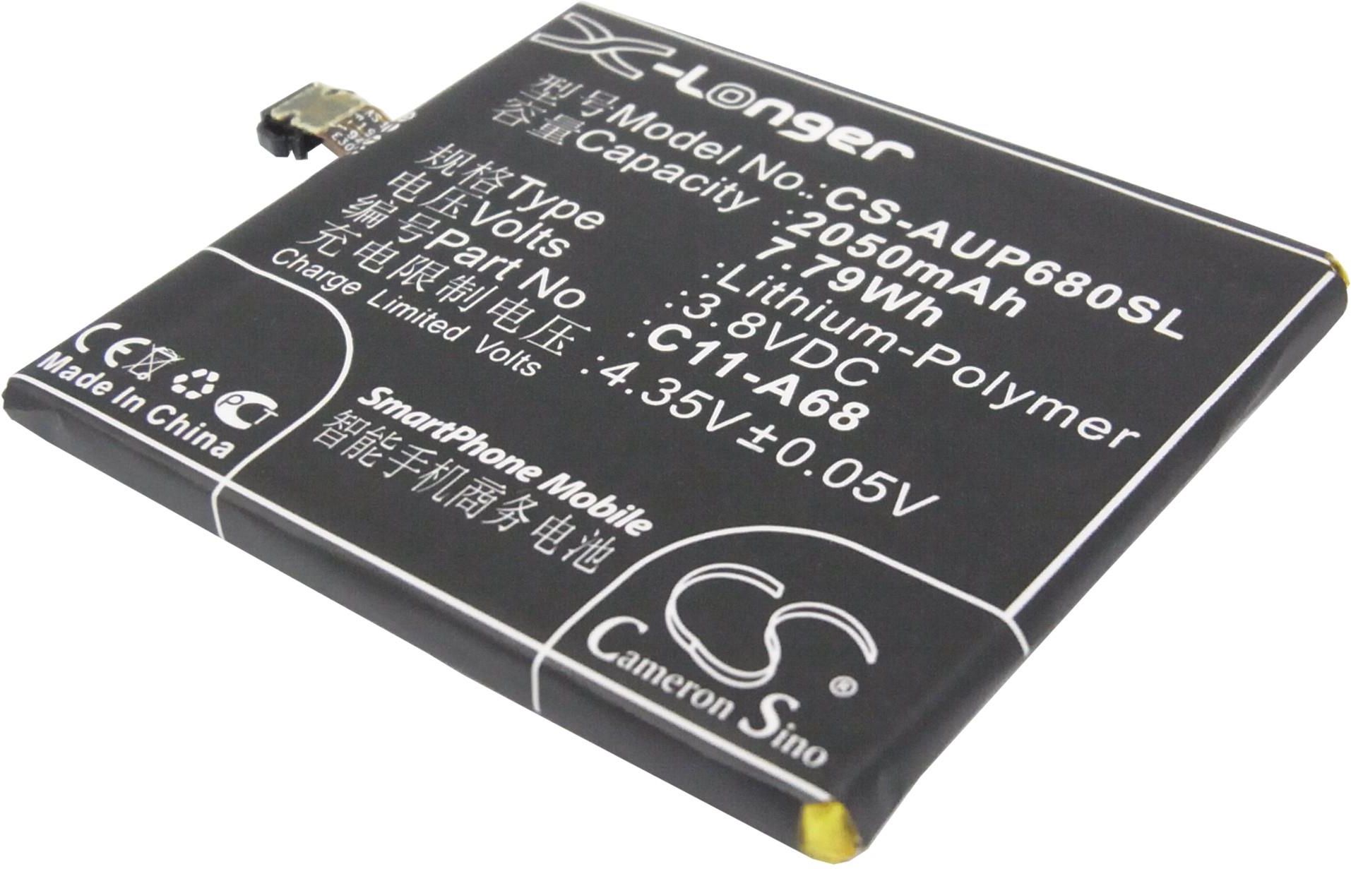 Bateria Cameron Sino Asus PadFone 2 / C11-A68 2050mAh 7.79Wh Li-Polymer 3.8V (CS-AUP680SL ...