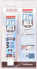 Klej Soudal Klej-Uszczelniacz Przezroczysty Fix All Crystal 80ml - Opinie i ceny na Ceneo.pl