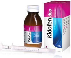 Kidofen Duo 0,1+0,125g) zaw. doustna 100ml - Opinie i ceny na Ceneo.pl