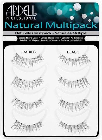 Ardell Natural Multipack Professional Sztuczne Rzęsy Babies Black 1ml ...