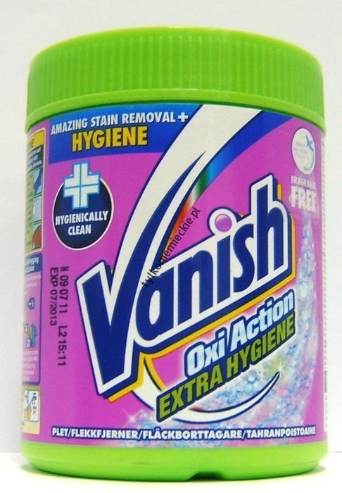 Vanish Oxi Action Extra Hygiene 517G+20% (Total 620G) - Opinie i ...