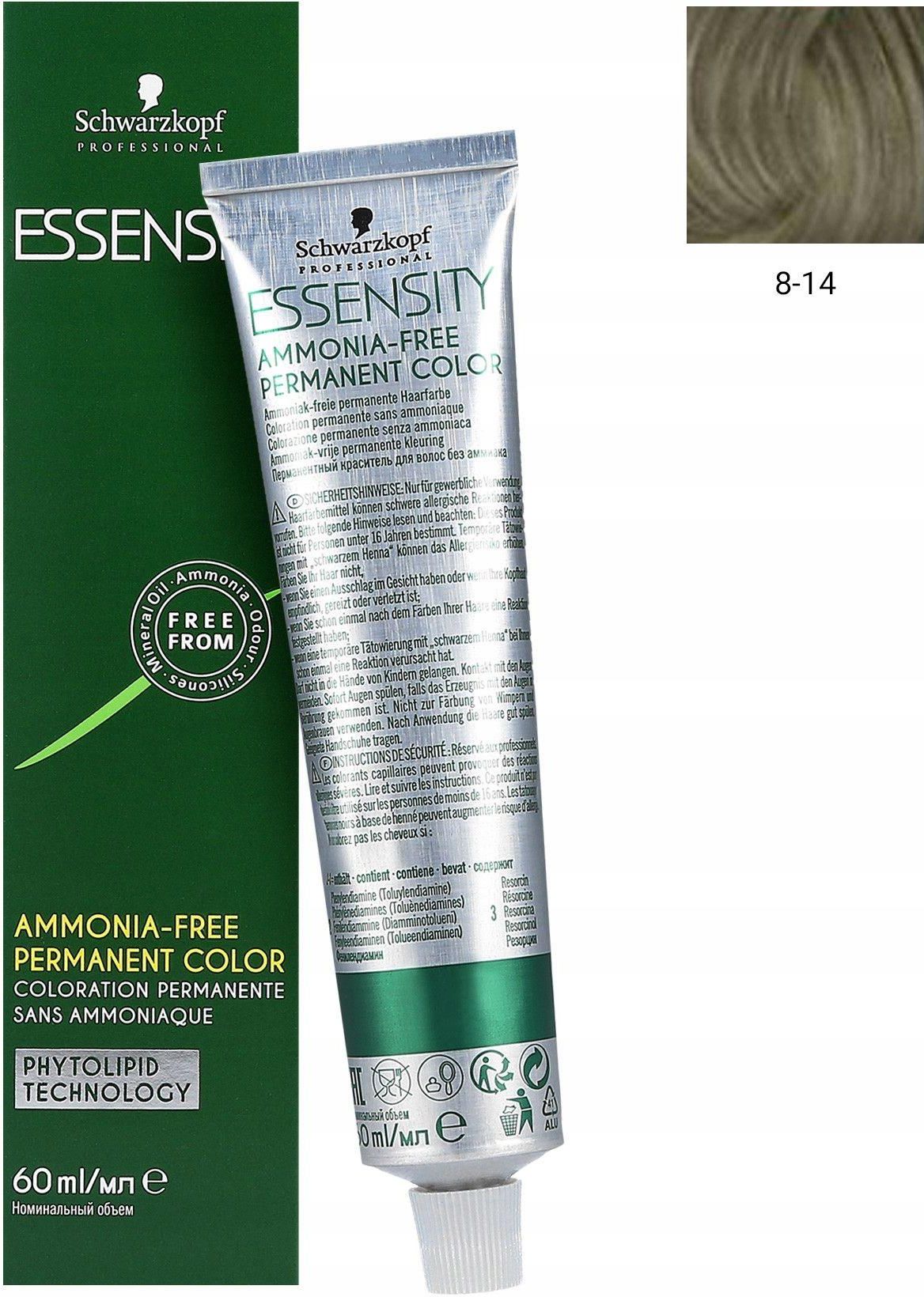 Schwarzkopf Professional Essensity Color farby do włosów odcień 8-14 ...