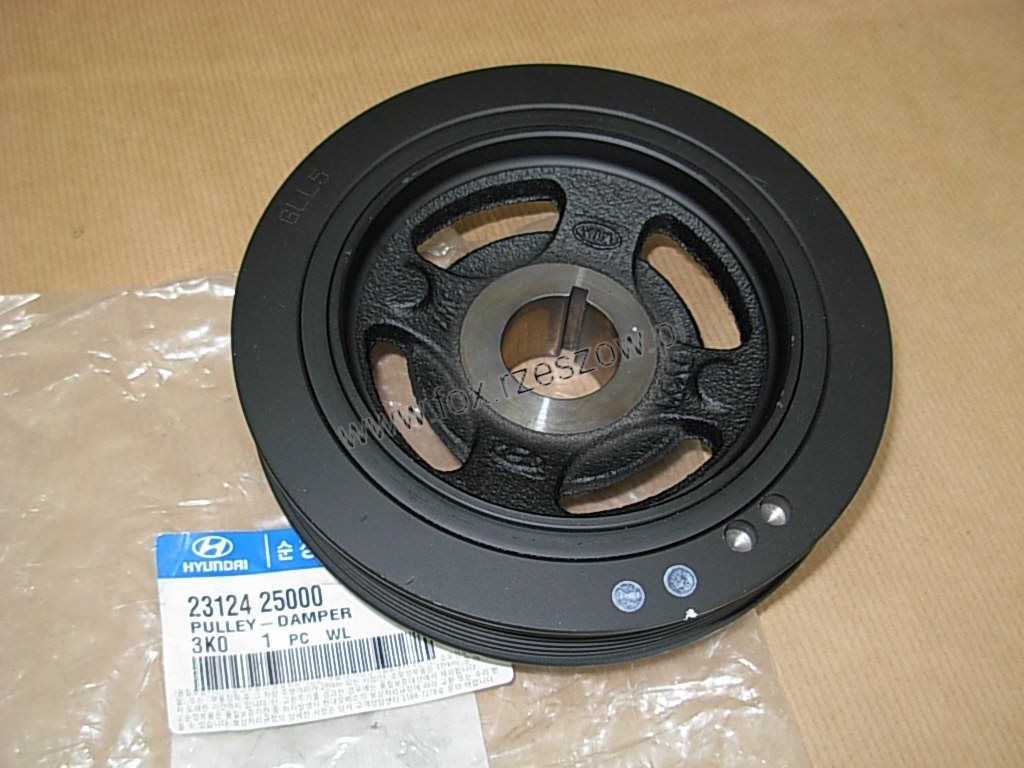 Blok silnika KOŁO PASOWE WAŁU KORBOWEGO HYUNDAI SONATA NF 2400i 16V KIA ...