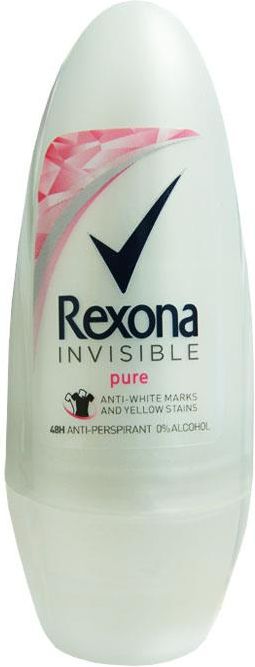 REXONA Invisible Pure dezodorant roll-on 50ml - Opinie i ceny na Ceneo.pl