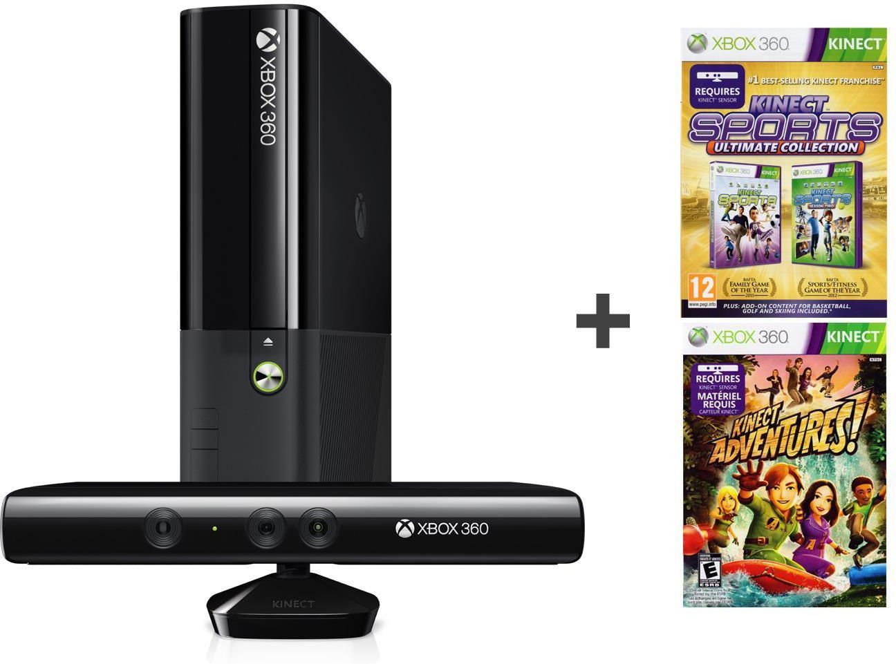 Microsoft Xbox 360 E 4GB + Kinect Zestaw - Ceny i opinie - Ceneo.pl