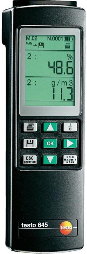 Testo Miernik wilgotności powietrza 645 - Inne mierniki - Opinie i ceny ...