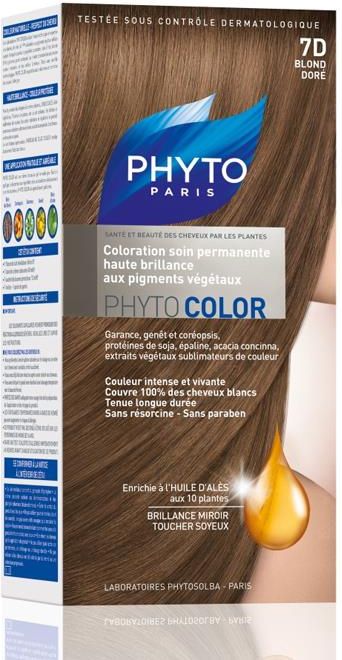 PHYTO COLOR Farba do włosów 7D ZŁOTY BLOND - Opinie i ceny na Ceneo.pl