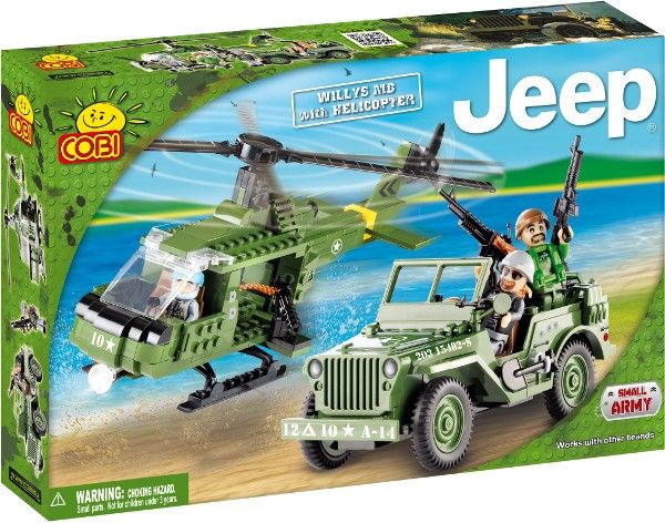 Cobi Jeep Willys z Helikopterem 250el. 24254 - ceny i opinie - Ceneo.pl
