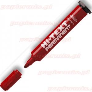 Fibracolor Marker Permanentny Hi-Text 830/Pb Okrągły Czerwony - Ceny i ...