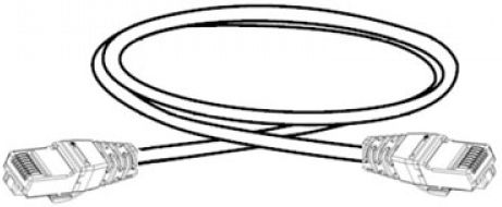 Molex Kabel krosowy RJ45, 568B, F/UTP, linka, PowerCat C6A, LS0H 1m ...