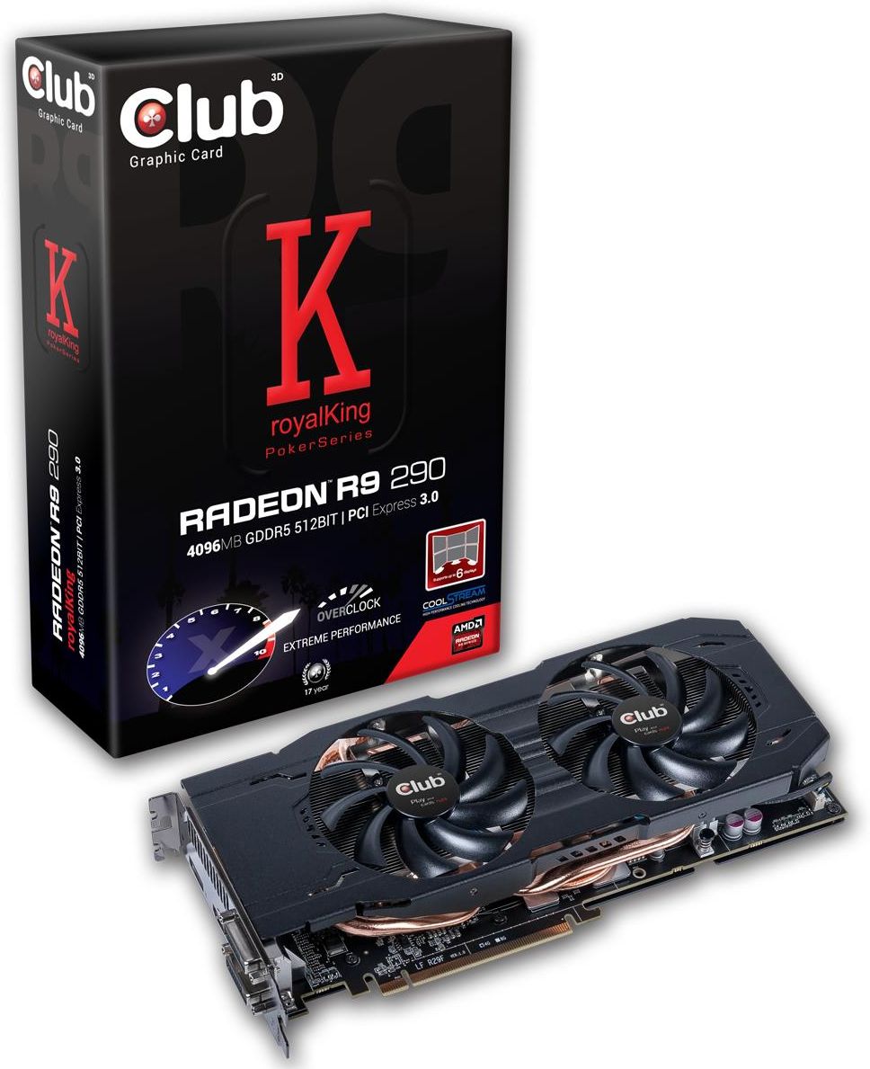Club 3D Radeon R9 290 Royal King (CGAX-R9298O) - Karta graficzna ...
