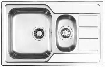 Zlewozmywak Pyramis Athena 1 1/2B 1D 101200801 - Opinie i ceny na Ceneo.pl