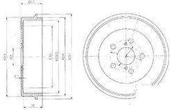 Bęben hamulcowy Bęben hamulcowy DELPHI BF405 - Opinie i ceny na Ceneo.pl