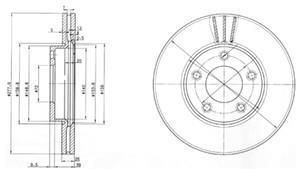 Tarcza hamulcowa DELPHI BG3927 - opinie i ceny na Ceneo.pl