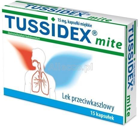 Tussidex Mite 15 kaps. - Opinie i ceny na Ceneo.pl