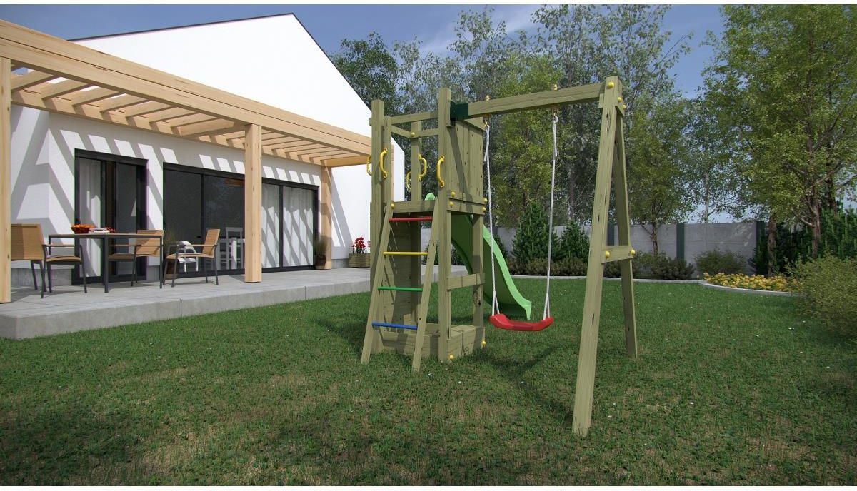 Plac zabaw FUNGOO GIANT FREE TIME - Ceny i opinie - Ceneo.pl