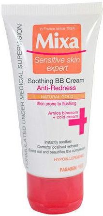 Mixa Soothing BB Cream Krem do twarzy BB do skóry wrażliwej odcień ...